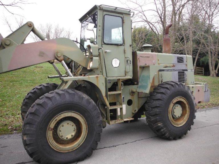 INTERNATIONAL DRESSER M10A 530 MILITARY WHEEL LOADER FORKLIFT - Surplus ...