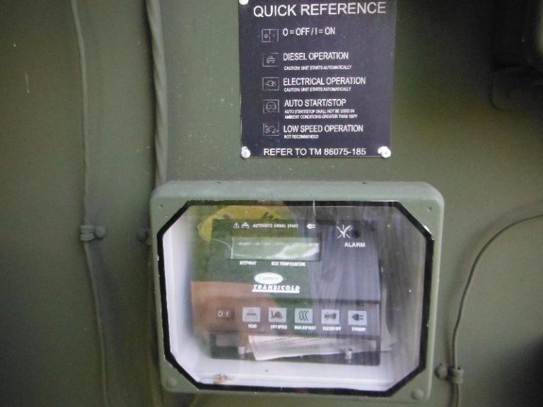 AAR SELF-CONTAINED CARRIER SUPRA 750 REEFER UNIT REFRIGERATED 96RC ...