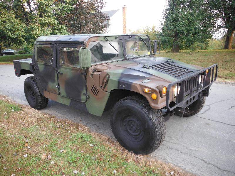 M998 MILITARY HMMWV ARMY 4DR H1 hummer W/ON ROAD TITLE - Surplus ...