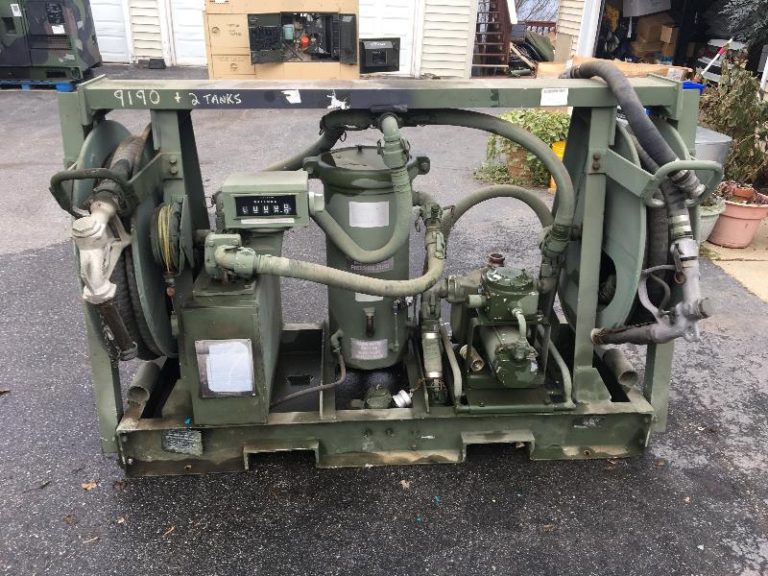 Military Surplus Aluminum Skid Mounted Fuel Transfer Pump Unit MIL-T ...